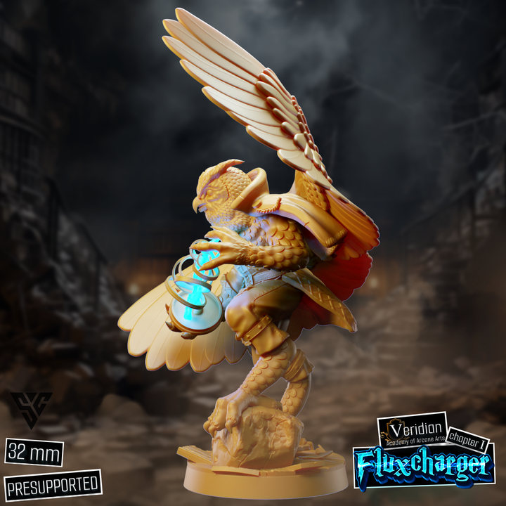3D Printable Dr. Cornelius Sternfield, Owling Mage, Attack pose by ...