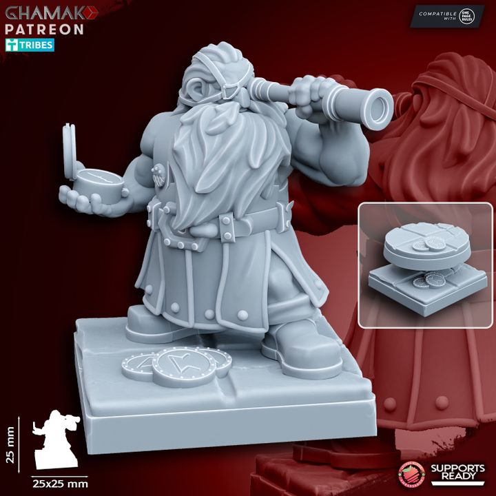 3D Printable Dwarven Flame thrower by Ghamak