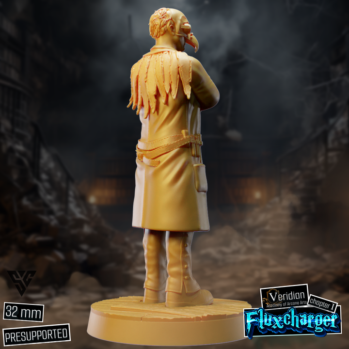 3D Printable Humanoid Male, Laborant, IDLE pose by Shadowcast Form