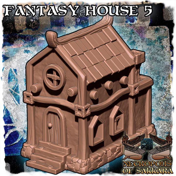 3D Printable Fantasy House 5 by Pharaoh's Workshop