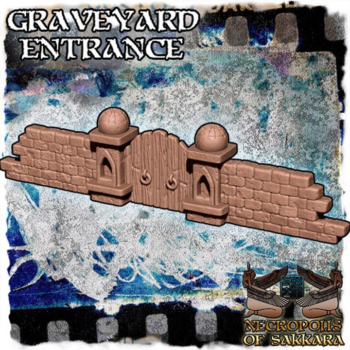 3D Printable Graveyard Set by Pharaoh's Workshop