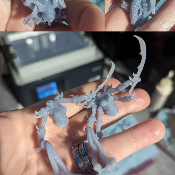 3D Printable Snake Queen Monster by 3DArtGuy