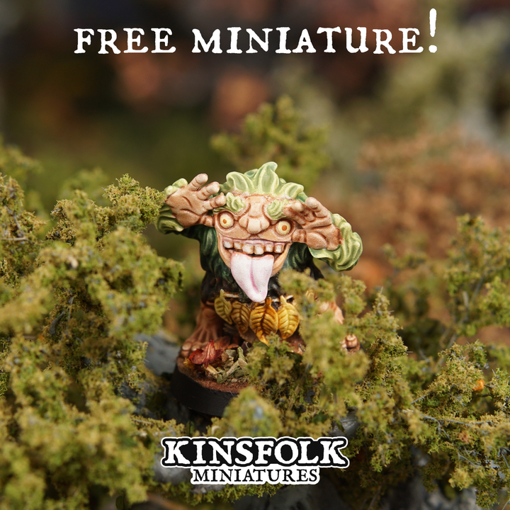 3D Printable Woodland Hooble Goobles - The Rascal by Kinsfolk Miniatures