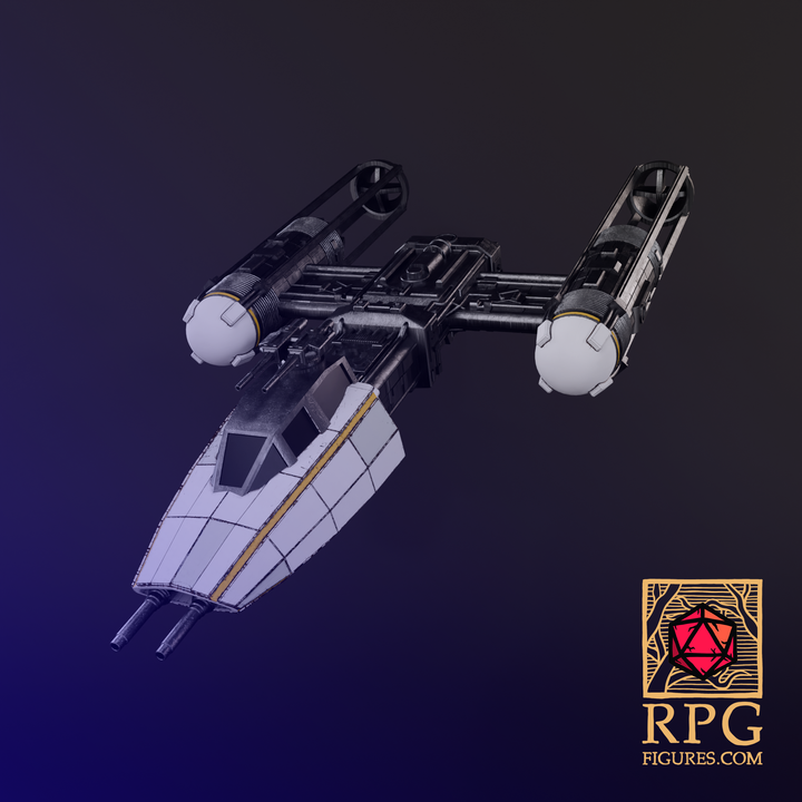 3D Printable Galactic Wars | Phoenix Battle Fleet by RPG Figures