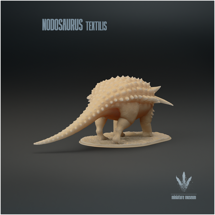 3D Printable Nodosaurus textilis : The Knobbed Lizard by Miniature Museum
