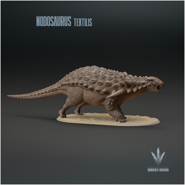 3D Printable Nodosaurus textilis : Vocalize by Miniature Museum