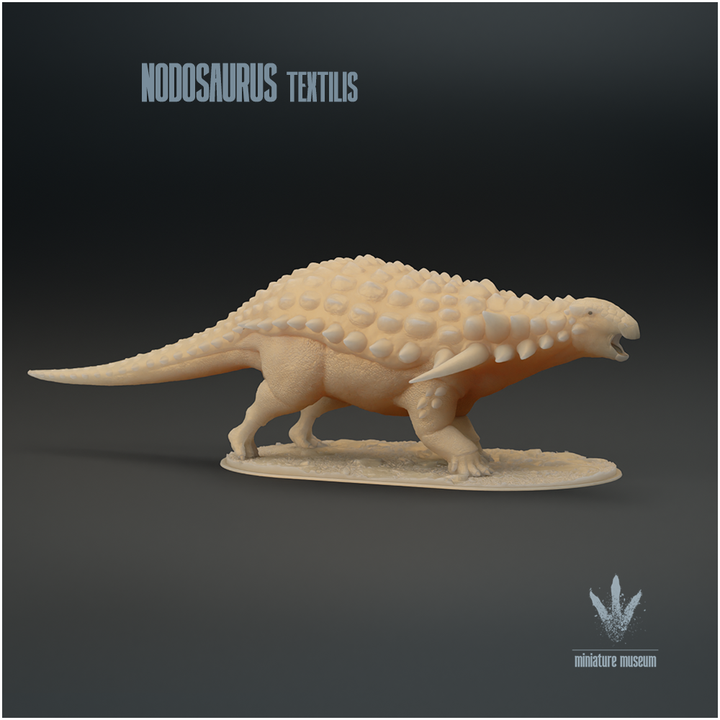3D Printable Nodosaurus textilis : Vocalize by Miniature Museum