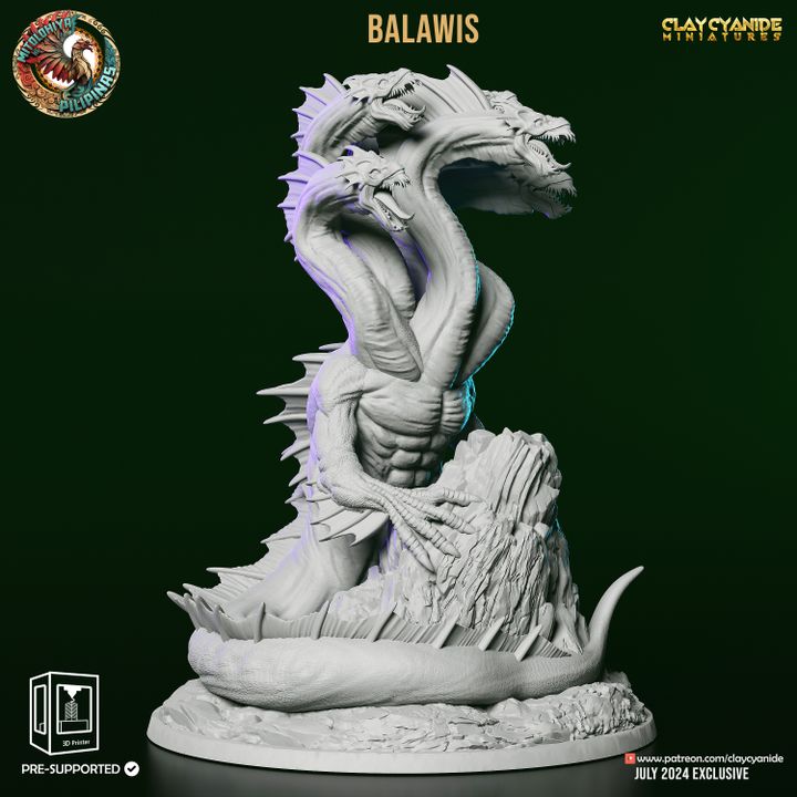 3D Printable Balawis by Clay Cyanide Miniatures