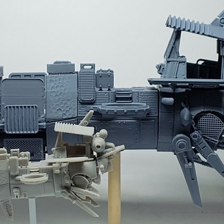 3D Print of SECTOR AL-IX Pirate Thug Boat by Molehs