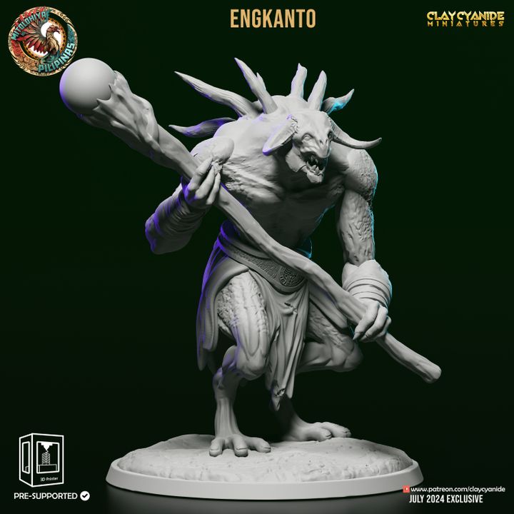 3D Printable Engkanto Earth by Clay Cyanide Miniatures