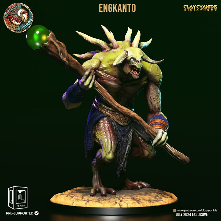 3D Printable Engkanto Earth by Clay Cyanide Miniatures