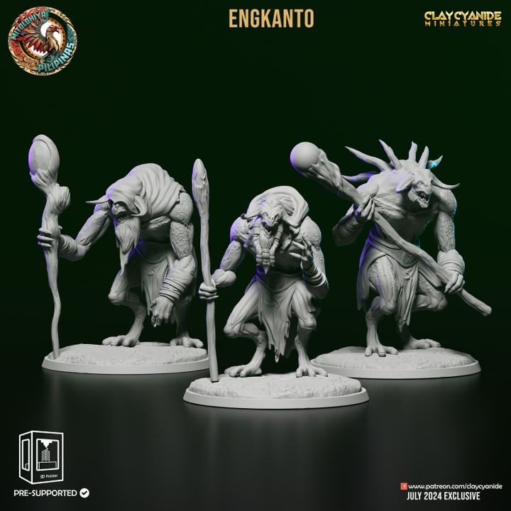 3D Printable Engkanto by Clay Cyanide Miniatures