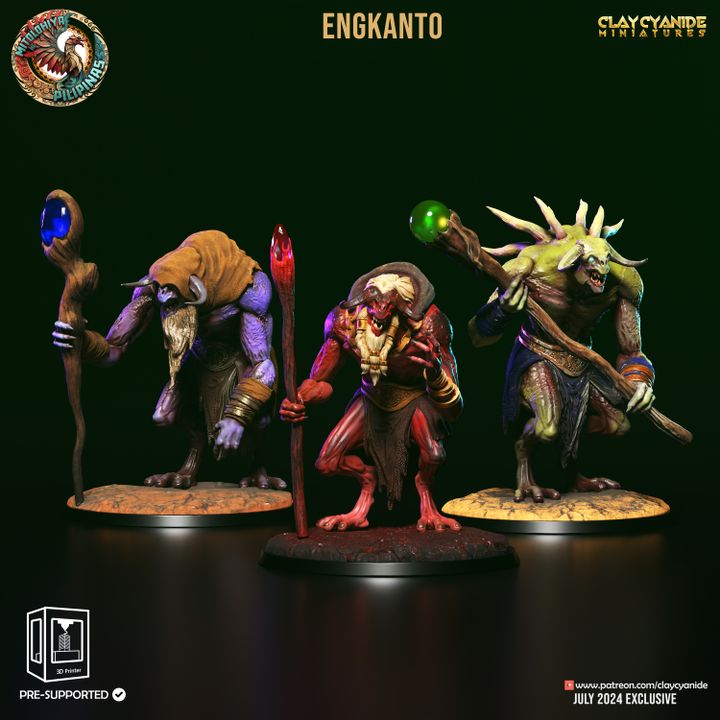 3D Printable Engkanto by Clay Cyanide Miniatures