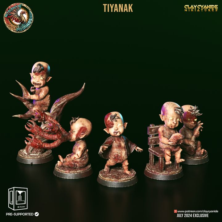 3D Printable Tiyanak by Clay Cyanide Miniatures
