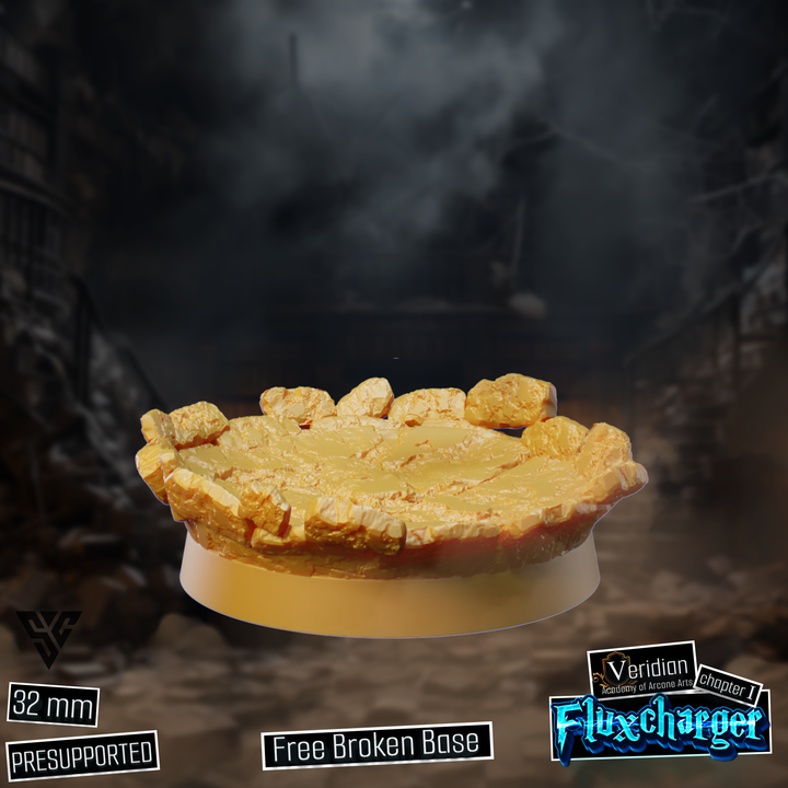 3D Printable Free Rock Base, Presupported by Shadowcast Form