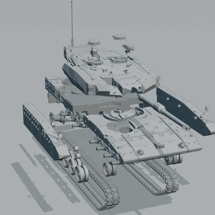 3D Printable Leopard 2RI by The Military Industrial Complex