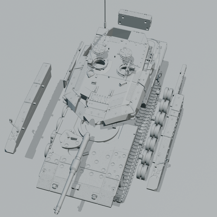 3D Printable Leopard 2RI by The Military Industrial Complex