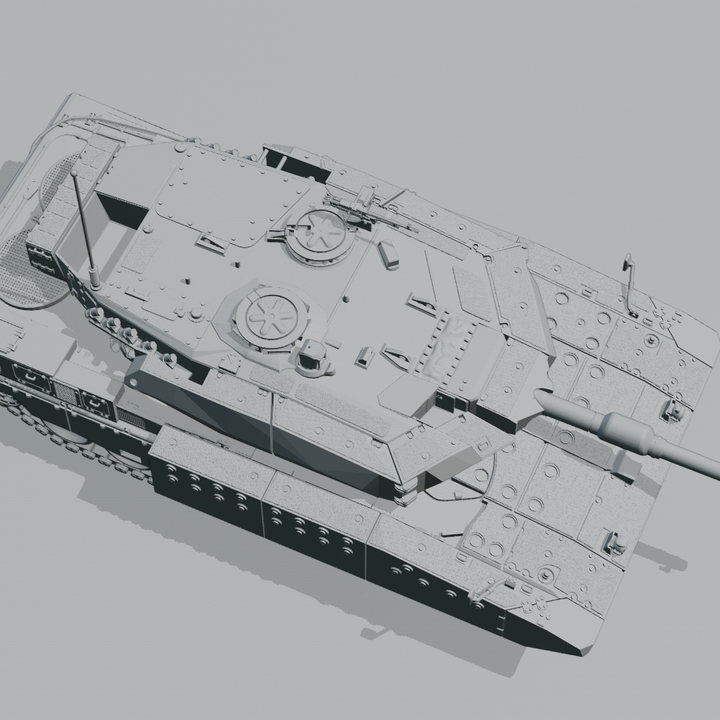 3D Printable Leopard 2RI by The Military Industrial Complex