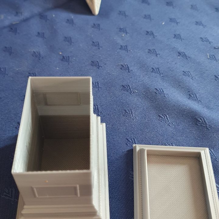 3D Printable Napoleonic style rectangular base and secret box by david ...