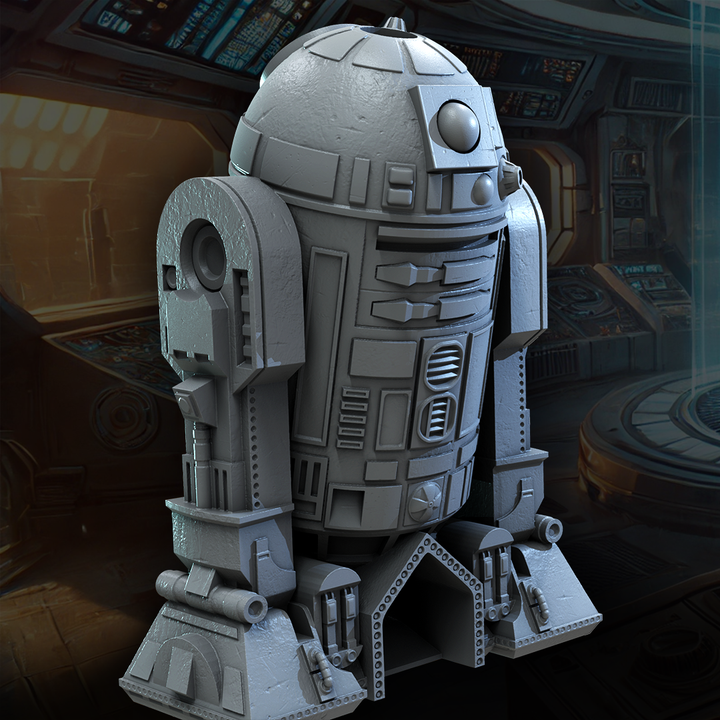 3D Printable The Droid Dice Tower by Fantasy 3D Tabletop