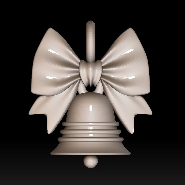 3D Printable bell bow by 3Dimontis