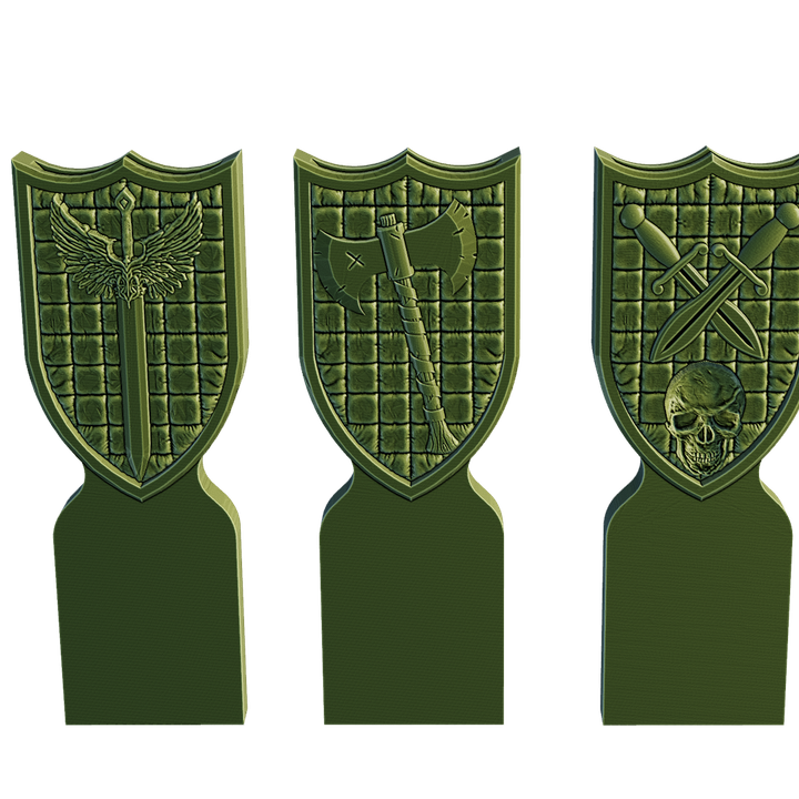 3D Printable Detailed initiative banners for the Twistlock DM screen by ...