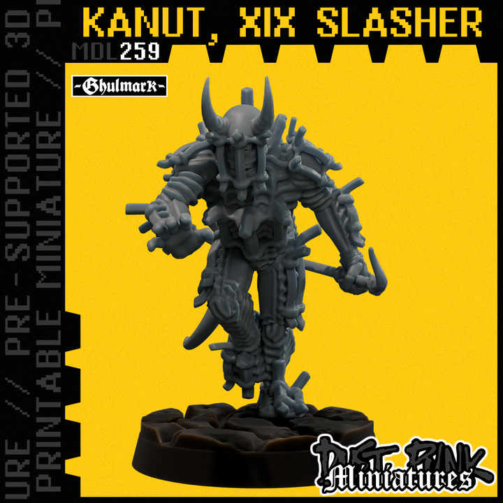 3D Printable MDL259 KANUT, XIX SLASHER [PRE-SUPPORTED] by Django OCP