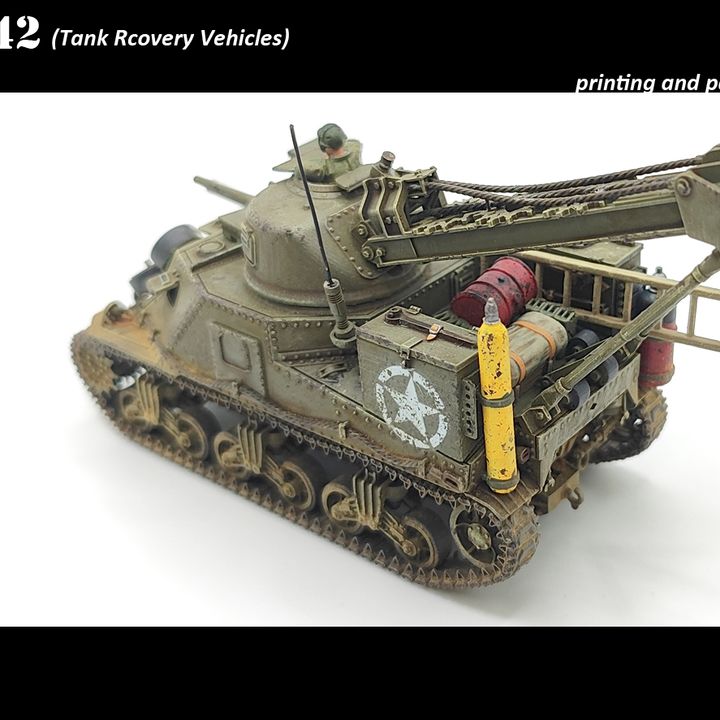 3D Printable M31 TRV / Grant ARV II 1942 by Counlane Models