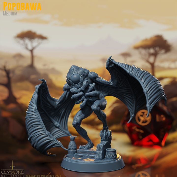 3D Printable Popobawa by Claymore Miniatures
