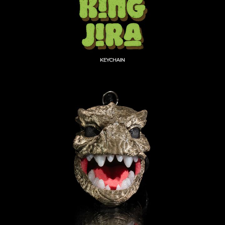 3D Printable King Jira Keychain by Stlflix
