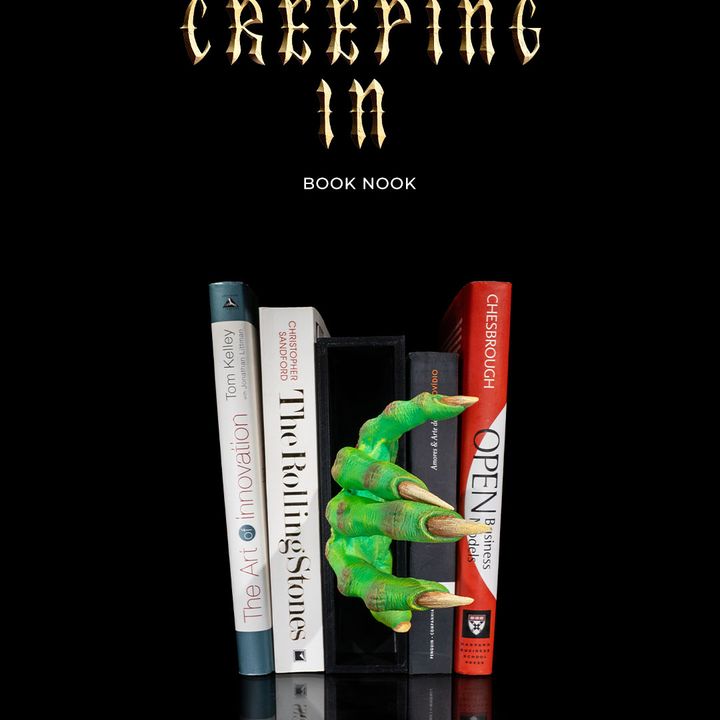 3D Printable Creeping In Book Nook by Stlflix