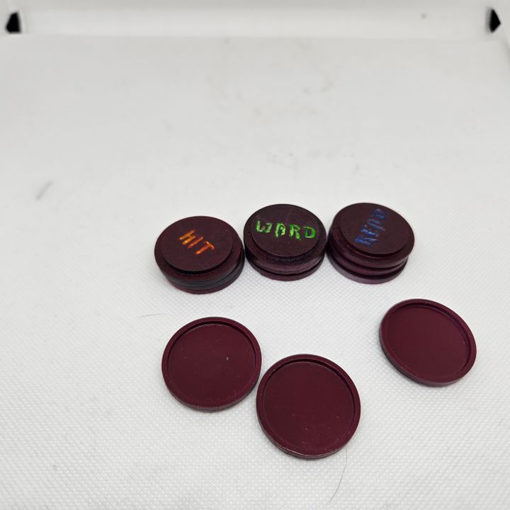 3D Printable AoS 4 Slaves to Darkness Eye of the Gods Stackable Tokens ...