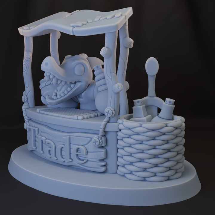 3D Printable Kobold Barter Shop by The Cackling Kobold Company