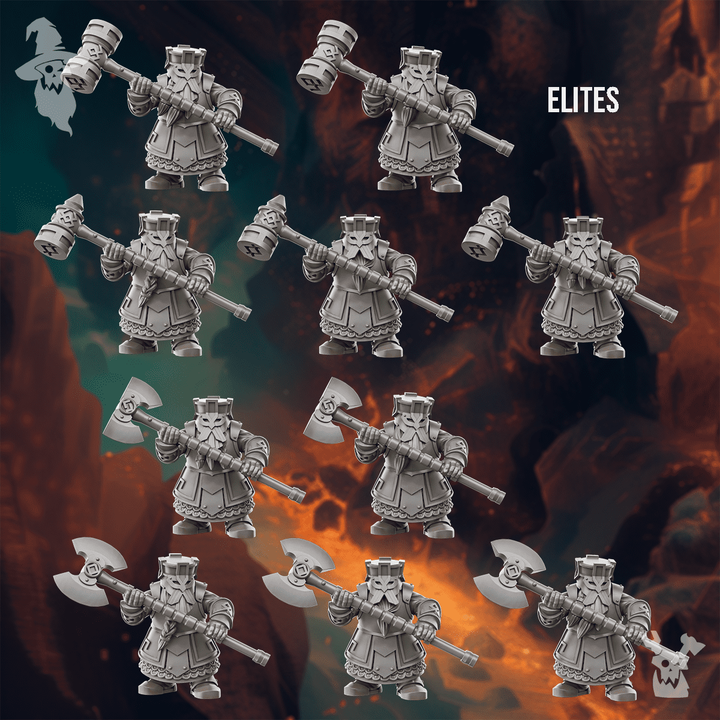 3D Printable Steelhill Dwarf Build-kit & Easy-to-build models by ...