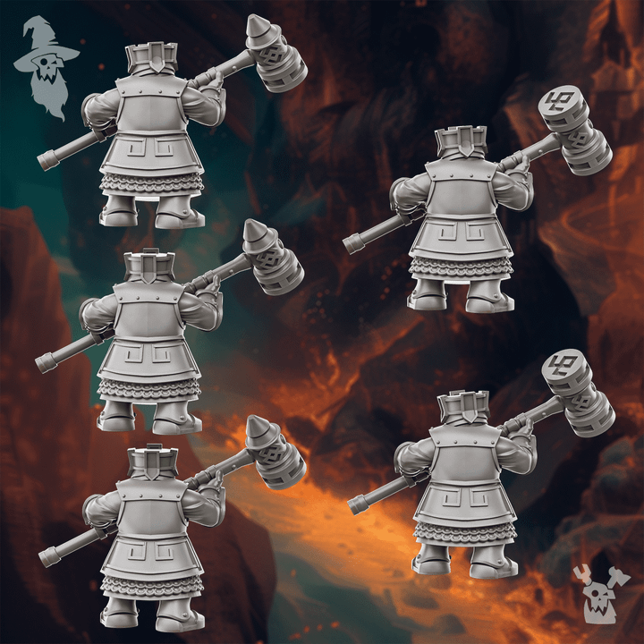 3D Printable Steelhill Dwarf Build-kit & Easy-to-build models by ...