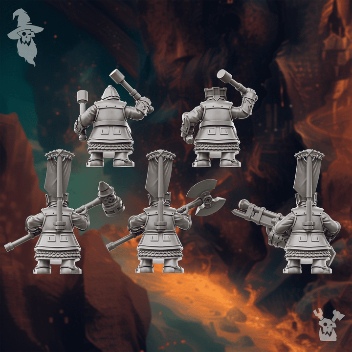 3D Printable Steelhill Dwarf Build-kit & Easy-to-build models by ...