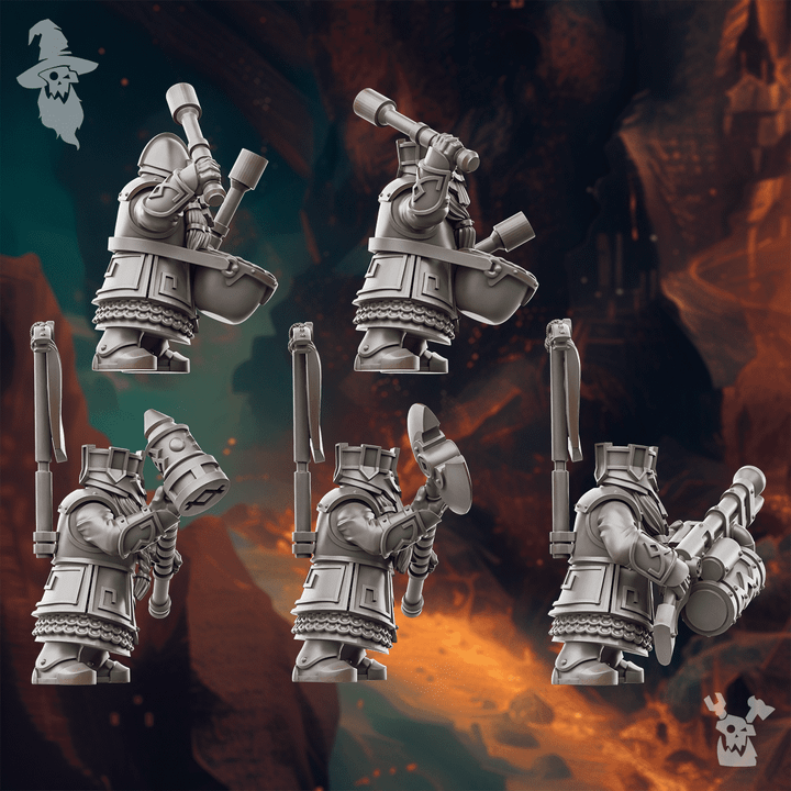 3D Printable Steelhill Dwarf Build-kit & Easy-to-build models by ...