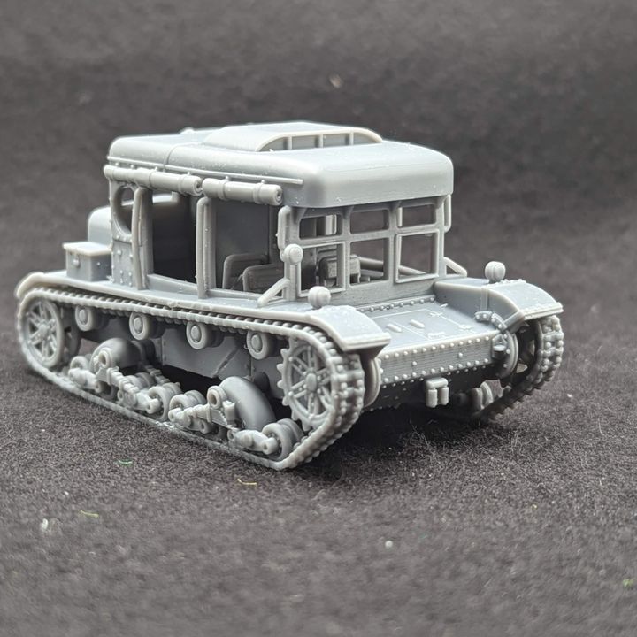 3D Printable C7P artillery tractor (Poland, Interwar+WW2) by Wargame3d