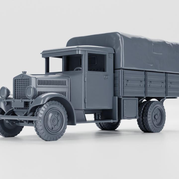 3D Printable Fiat PF-621L (2.5 ton) (Poland, WW2) by Wargame3d