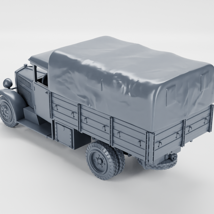 3D Printable Fiat PF-621L (2.5 ton) (Poland, WW2) by Wargame3d