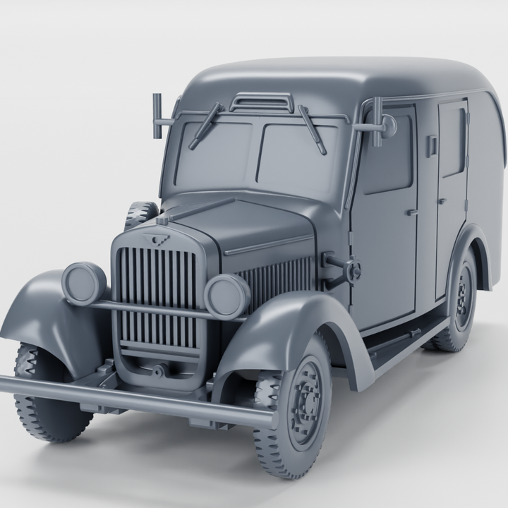 3D Printable Polski Fiat 618 Grom (1.2 ton) (Poland, WW2) by Wargame3d