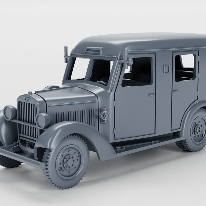 3D Printable Polski Fiat 618 Grom (1.2 ton) (Poland, WW2) by Wargame3d