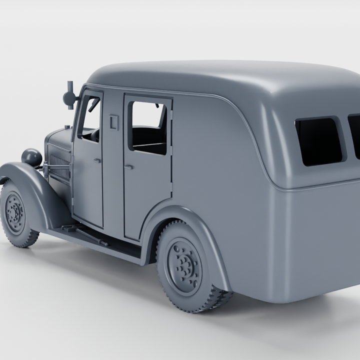 3D Printable Polski Fiat 618 Grom (1.2 ton) (Poland, WW2) by Wargame3d