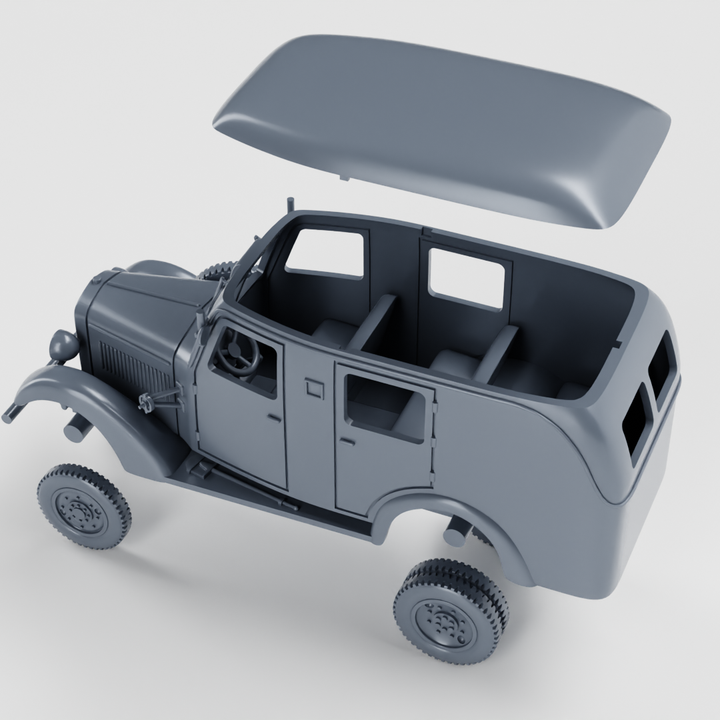 3D Printable Polski Fiat 618 Grom (1.2 ton) (Poland, WW2) by Wargame3d