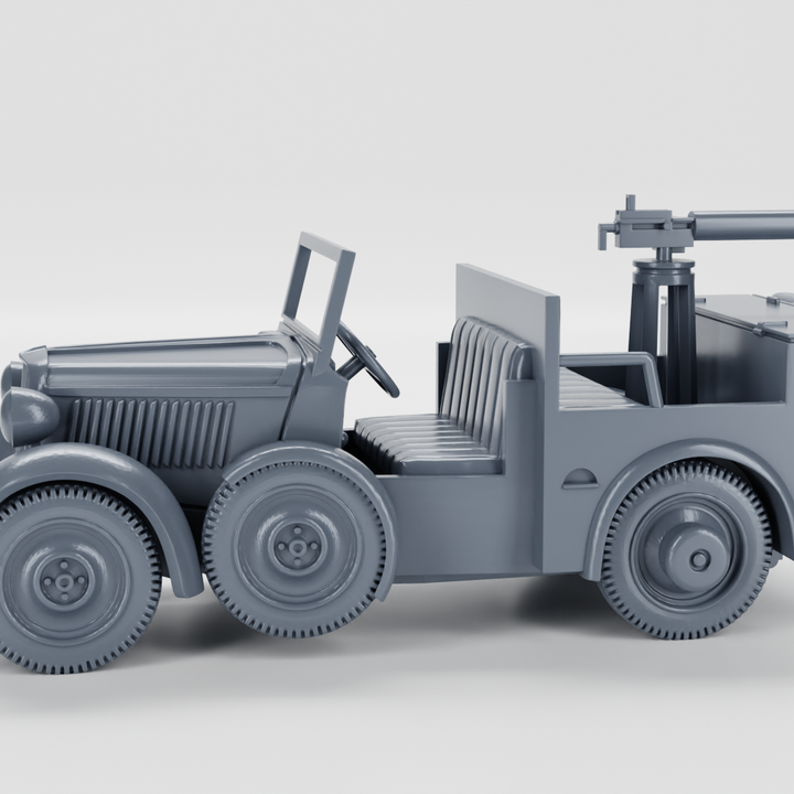 3D Printable PzInz 302 - Fiat 508-518 with machine gun (Poland, WW2) by ...