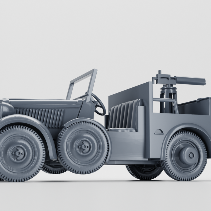 3D Printable PzInz 302 - Fiat 508-518 with machine gun (Poland, WW2) by ...