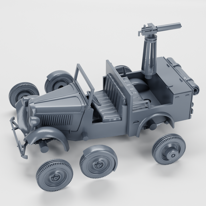 3D Printable PzInz 302 - Fiat 508-518 with machine gun (Poland, WW2) by ...