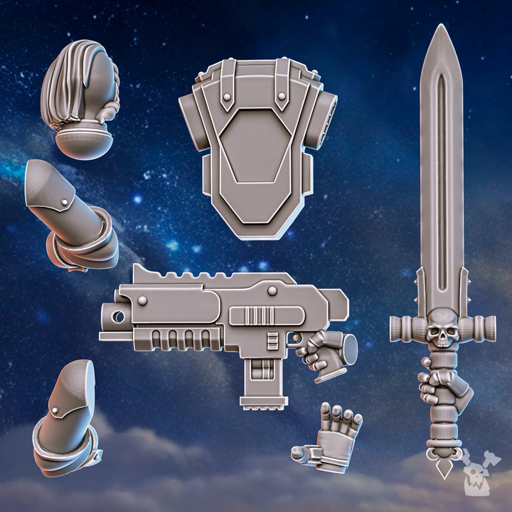 3D Printable Stormpride Sisters Free Bits Set by dakkadakka.store