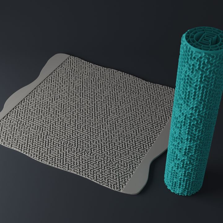 3D Printable DnD Terrain Texture Rollers – Scifi by 3Demon