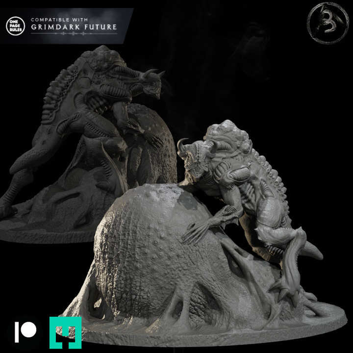 3D Printable Primeordial Scourge by bLUARt